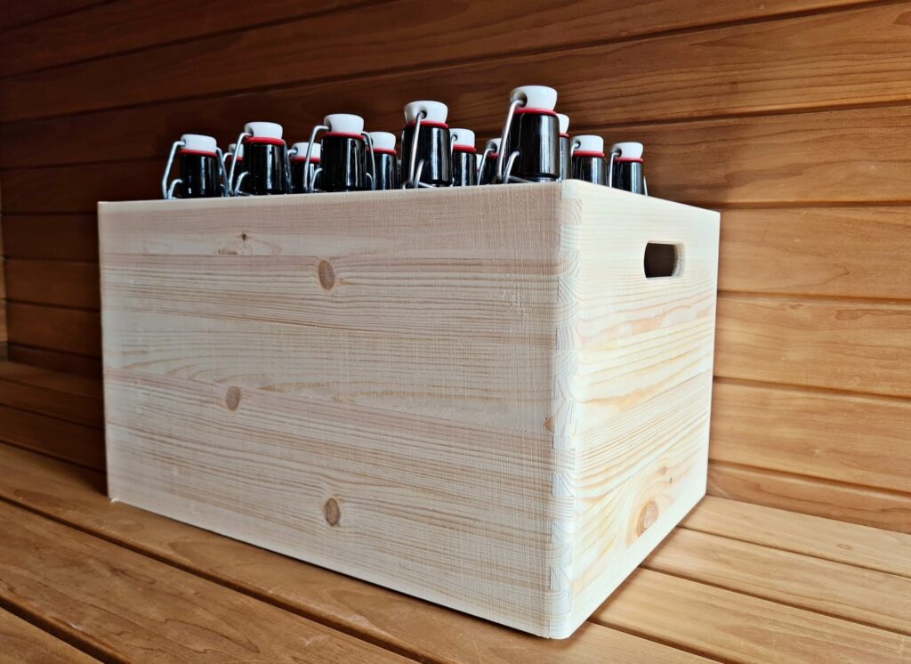 Puidust kast pudelitele | Proosit
